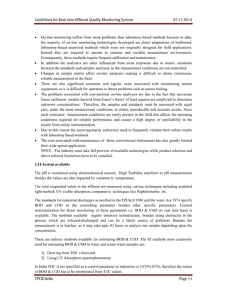 Online continuous monitoring system | PDF