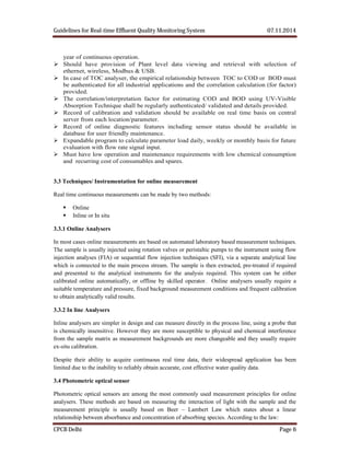 Online continuous monitoring system | PDF