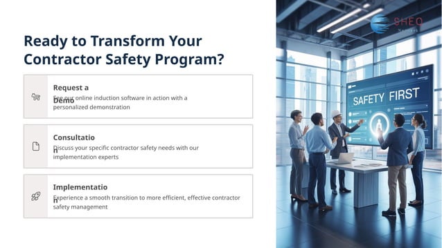 Online Contractor Induction and Safety Induction Training Software | PPTX