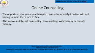 Online counselling. | PDF