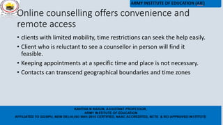 Online counselling. | PDF