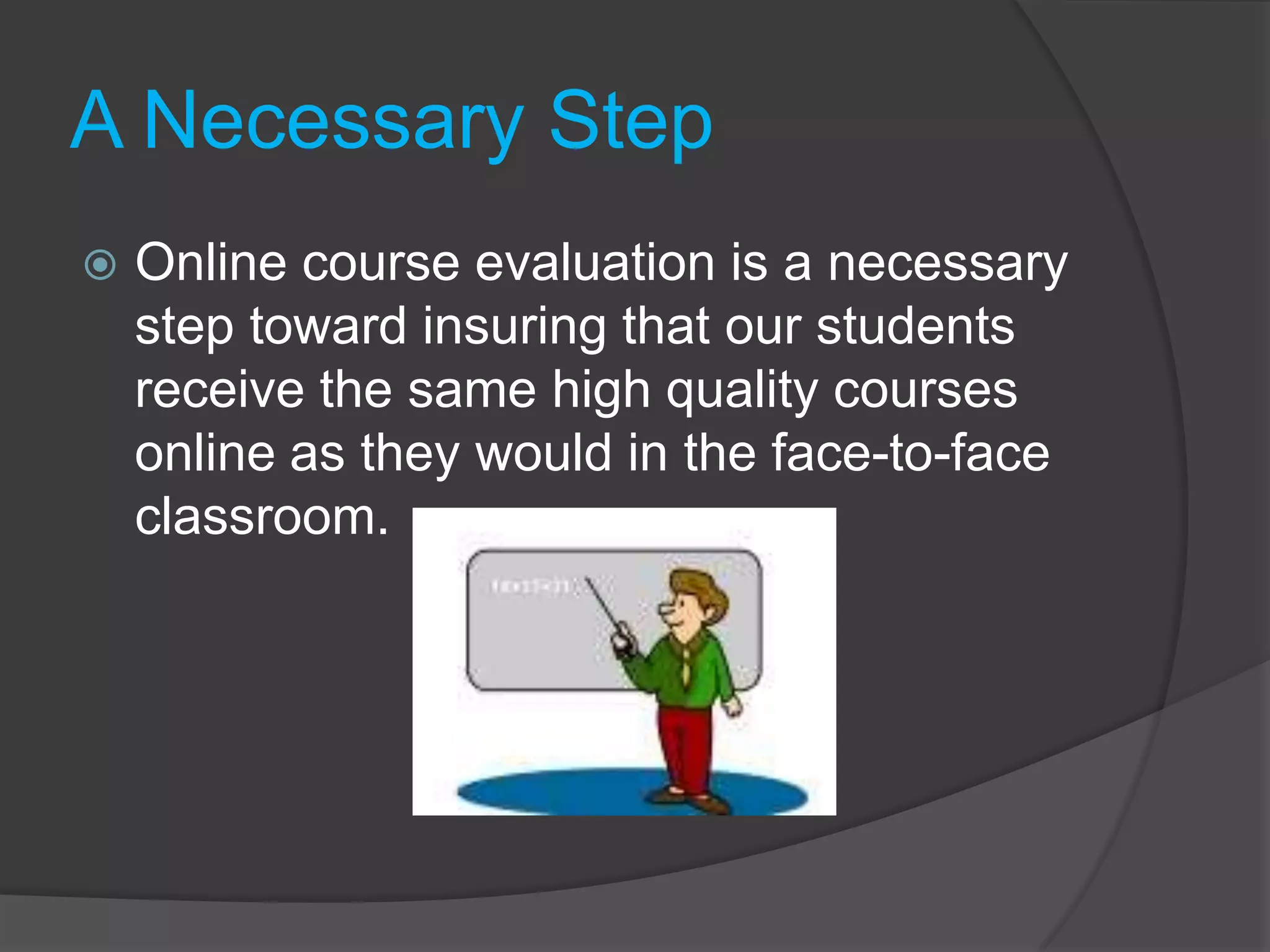 Online course evaluation | PPT