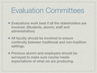 Online course evaluation | PPT