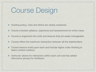 Online course evaluation | PPT