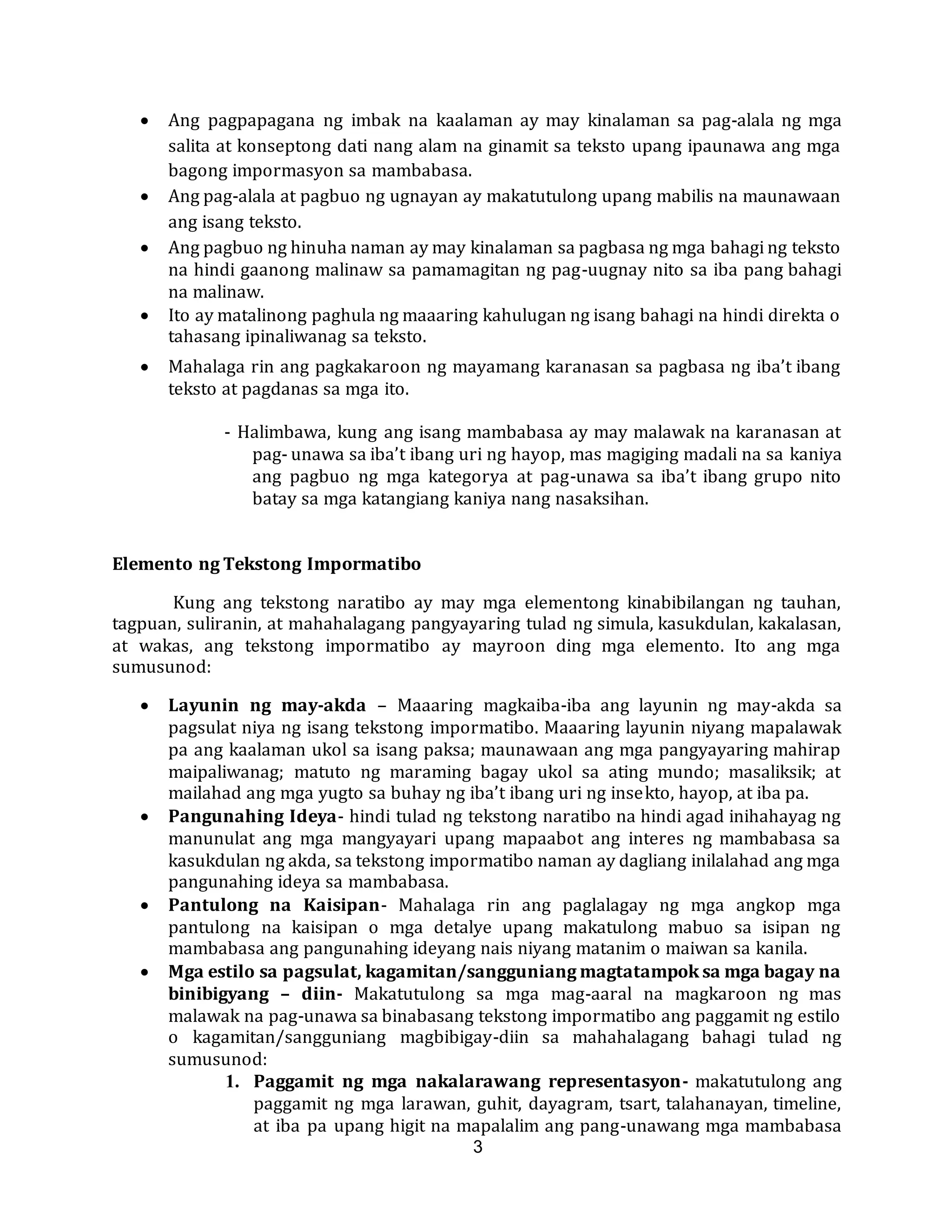 Online Course Module- Yunit 1 Aralin 2- Tekstong Impormatibo at Prosidyural.docx