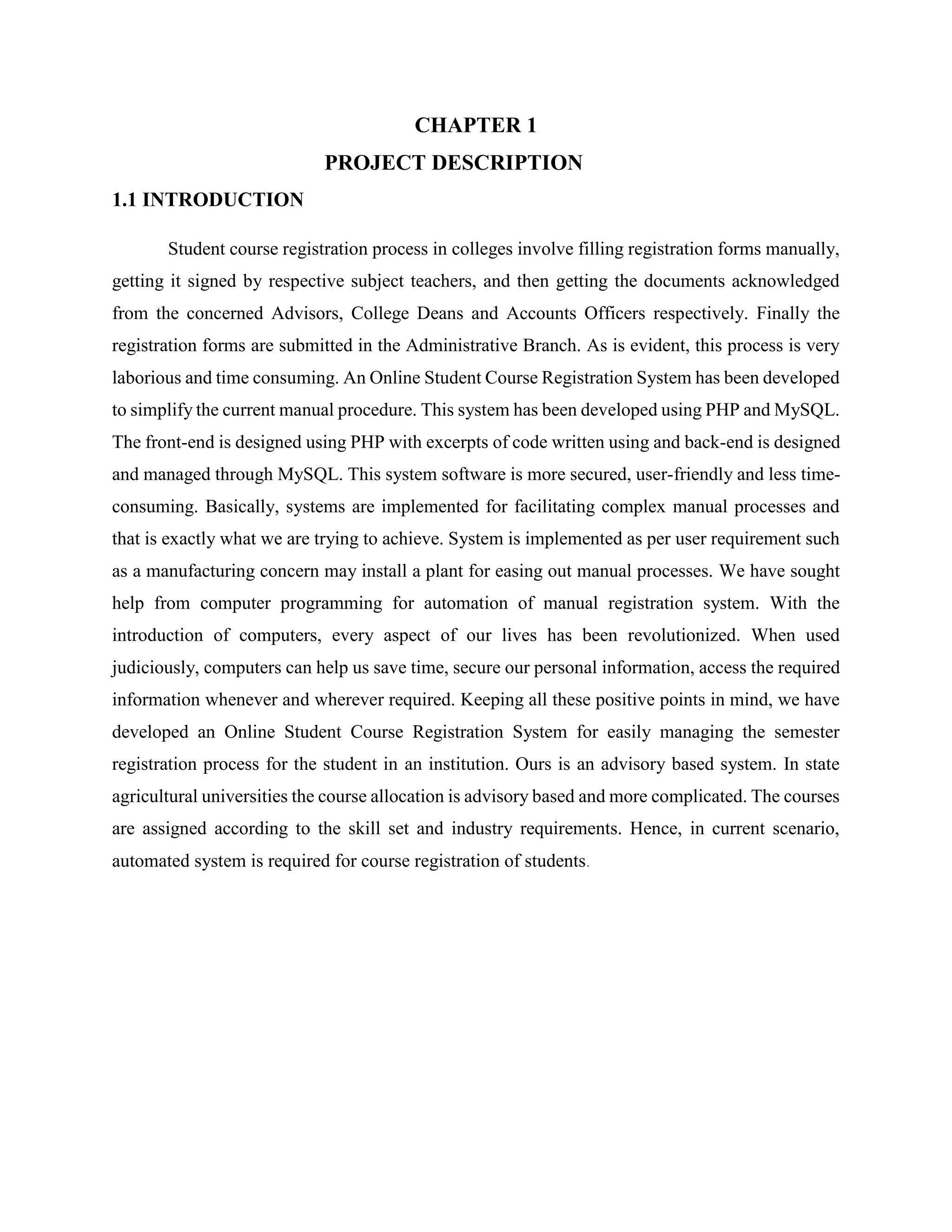 Online course register system project report.pdf