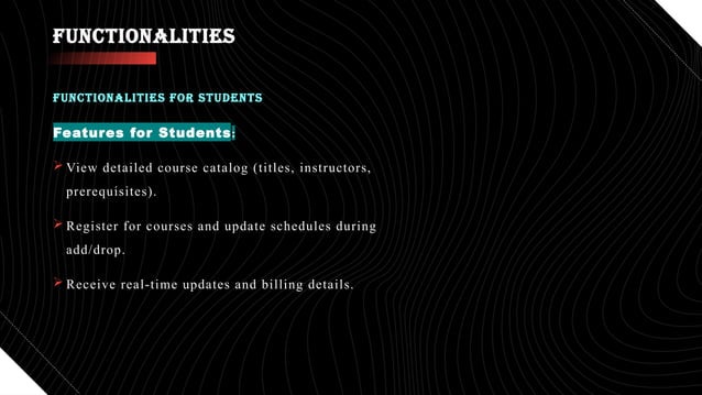 Streamlined Online Course Registration System | PPT