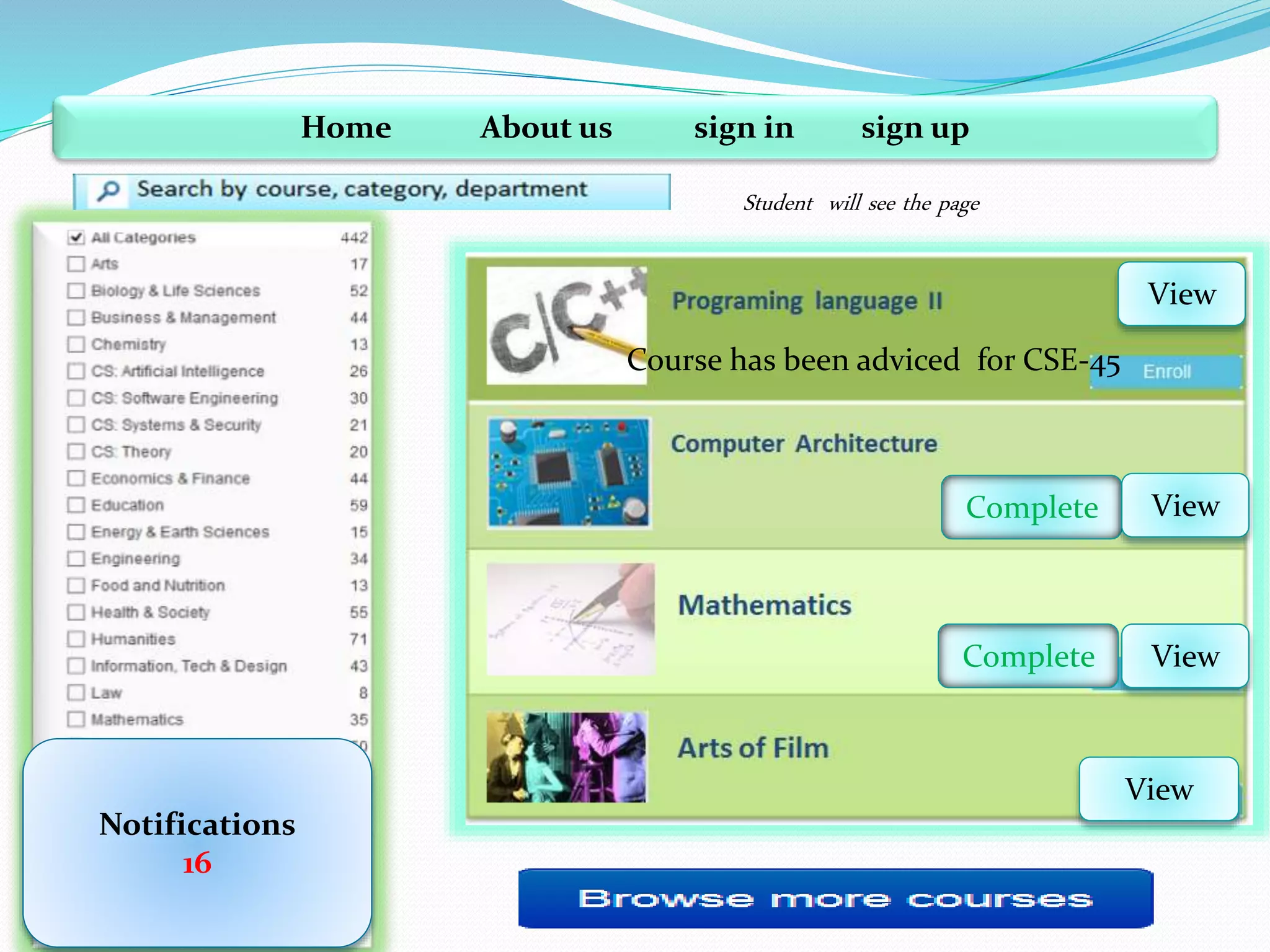 Online course registration system development software engineering ...