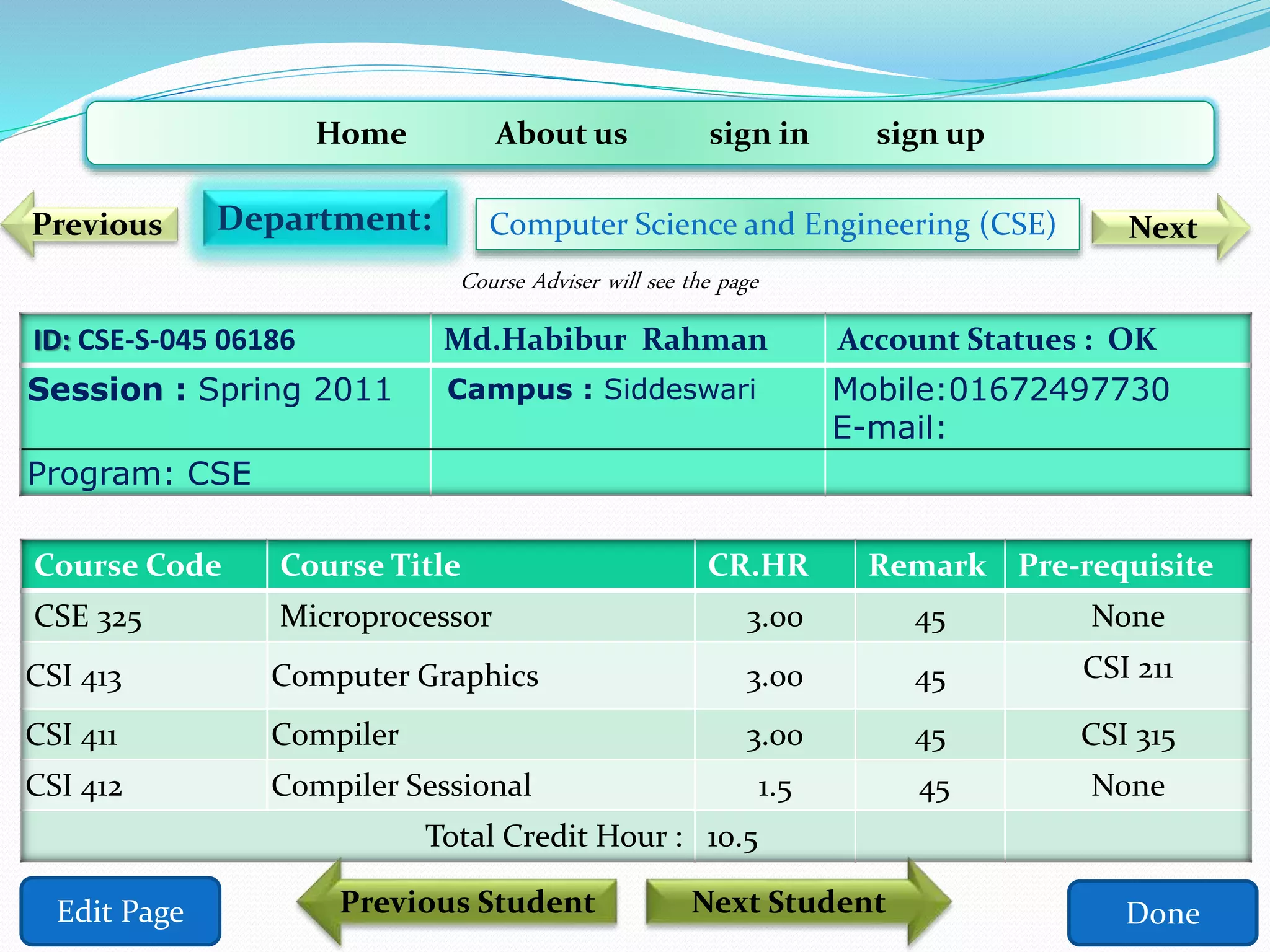 Online course registration system development software engineering ...