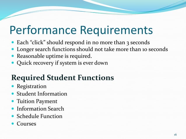 Online course registration system development software engineering ...