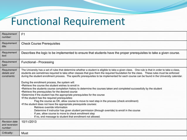 Online course registration system development software engineering ...