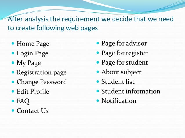 Online course registration system development software engineering ...