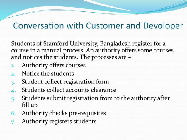 Online course registration system development software engineering ...