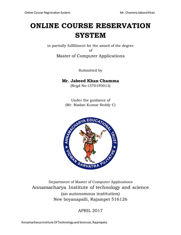 Online course reservation system | DOCX | Web Development | Internet