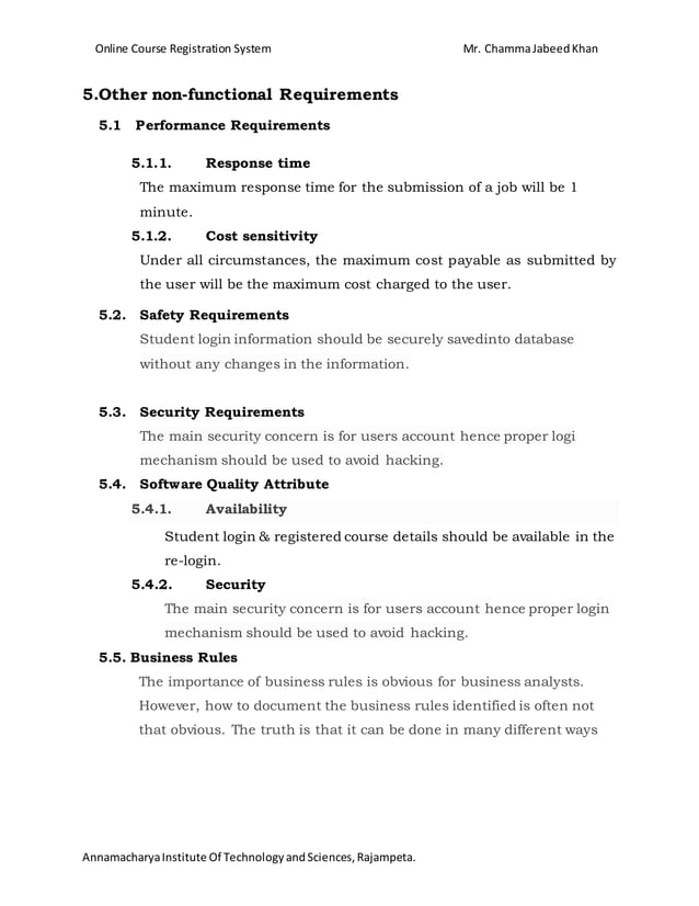 Online course reservation system | DOCX | Web Development | Internet