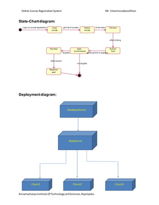 Online course reservation system | DOCX