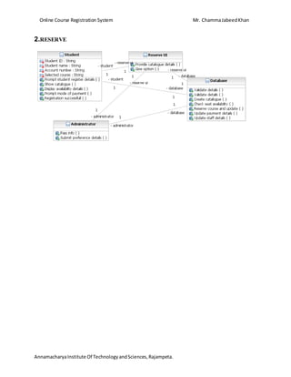 Online course reservation system | DOCX