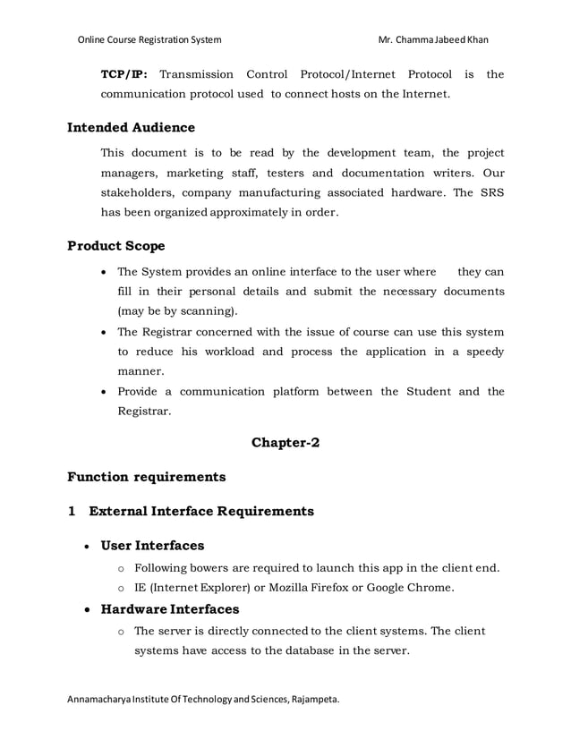 Online course reservation system | DOCX | Web Development | Internet