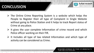 Online Crime Reporting System Presentation.pptx
