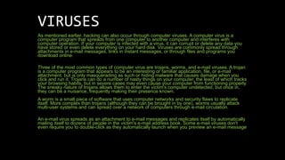 TYPES AND DEFINITION OF ONLINE CRIMES AND HAZARDS | PPT