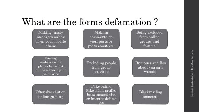 Online defamation