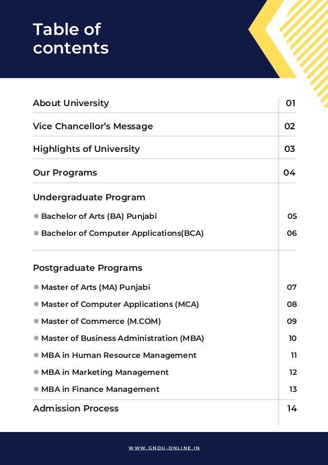 Online Degree Programs of Guru Nanak Dev University | PDF