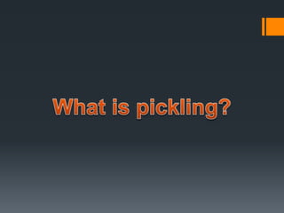 Online demo vegetables pickles | PPTX