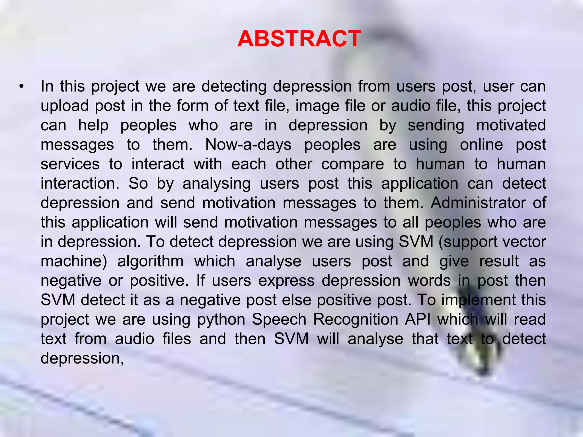Online Depression Detection.ppt