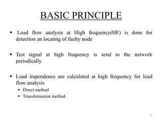 Online detection and locating of faulty nodes using | PPTX