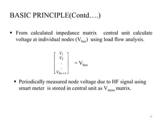 Online detection and locating of faulty nodes using | PPTX
