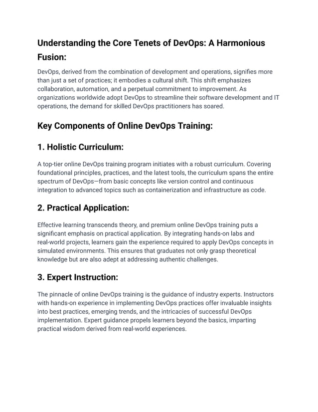 Online DevOps Training at H2KInfosys.pdf