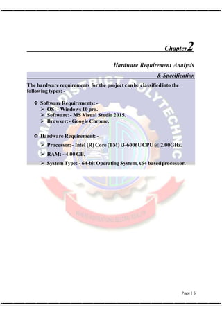 Online diagnostic lab booking system project report | DOCX