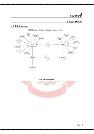Online diagnostic lab booking system project report | DOCX