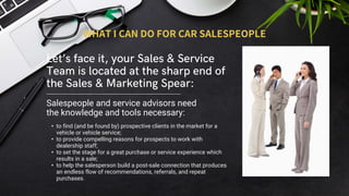 A Proposal for Car Dealership Principals | PPT