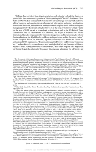 Online dispute resolution | PDF