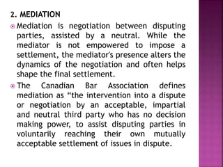 Online dispute resolution | PPTX