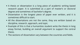 Online dissertation writing uk | PPT