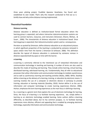 Online Distance Training Model: a Case-based Experience Research | PDF
