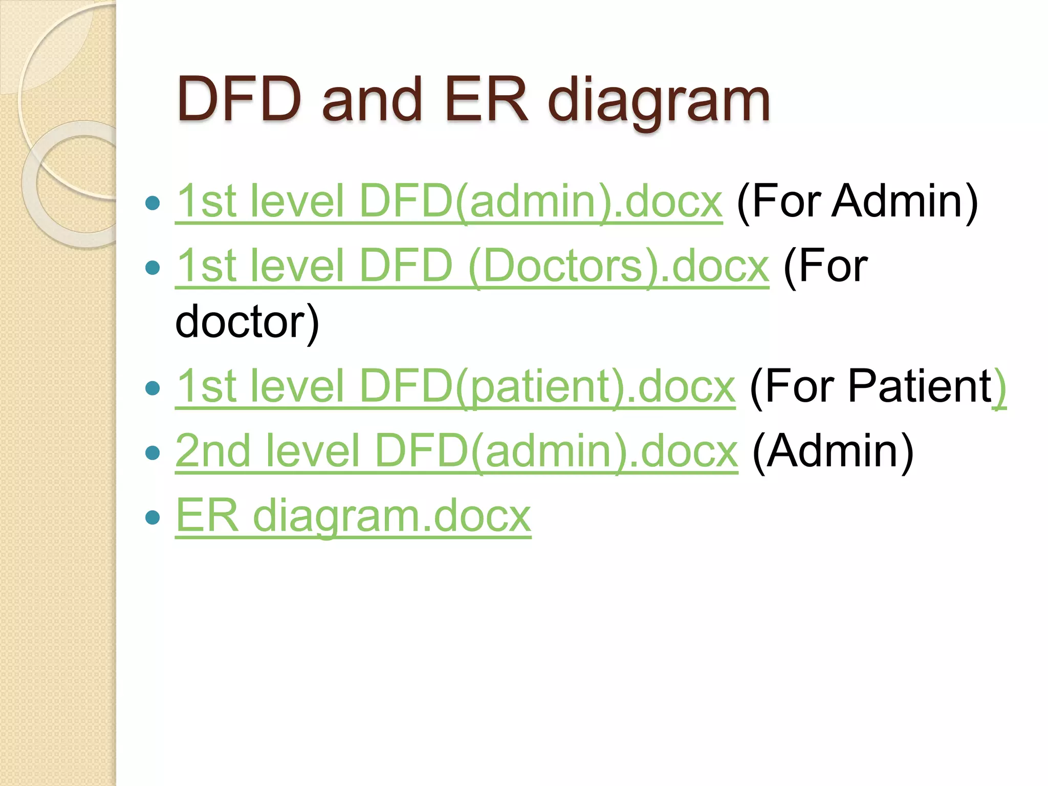 Online doctor appointment and emr system | PPTX