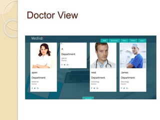 Online doctor appointment and emr system | PPTX