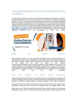 Online Doctor Consultation | Doctor On Call | PDF