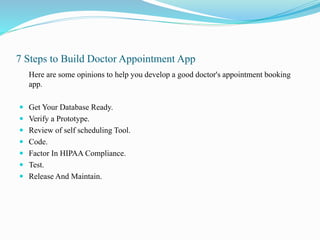 Online doctor consultation app doctor appointment booking app | PPT