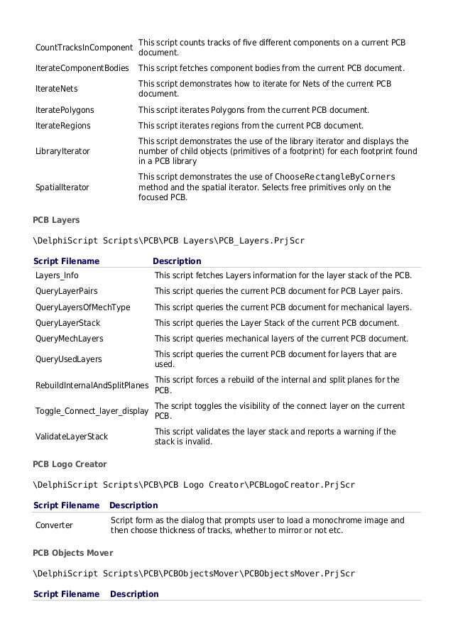 Altium script examples reference | PDF