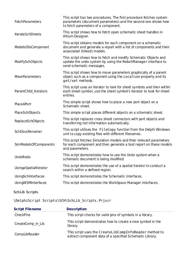 Altium script examples reference | PDF