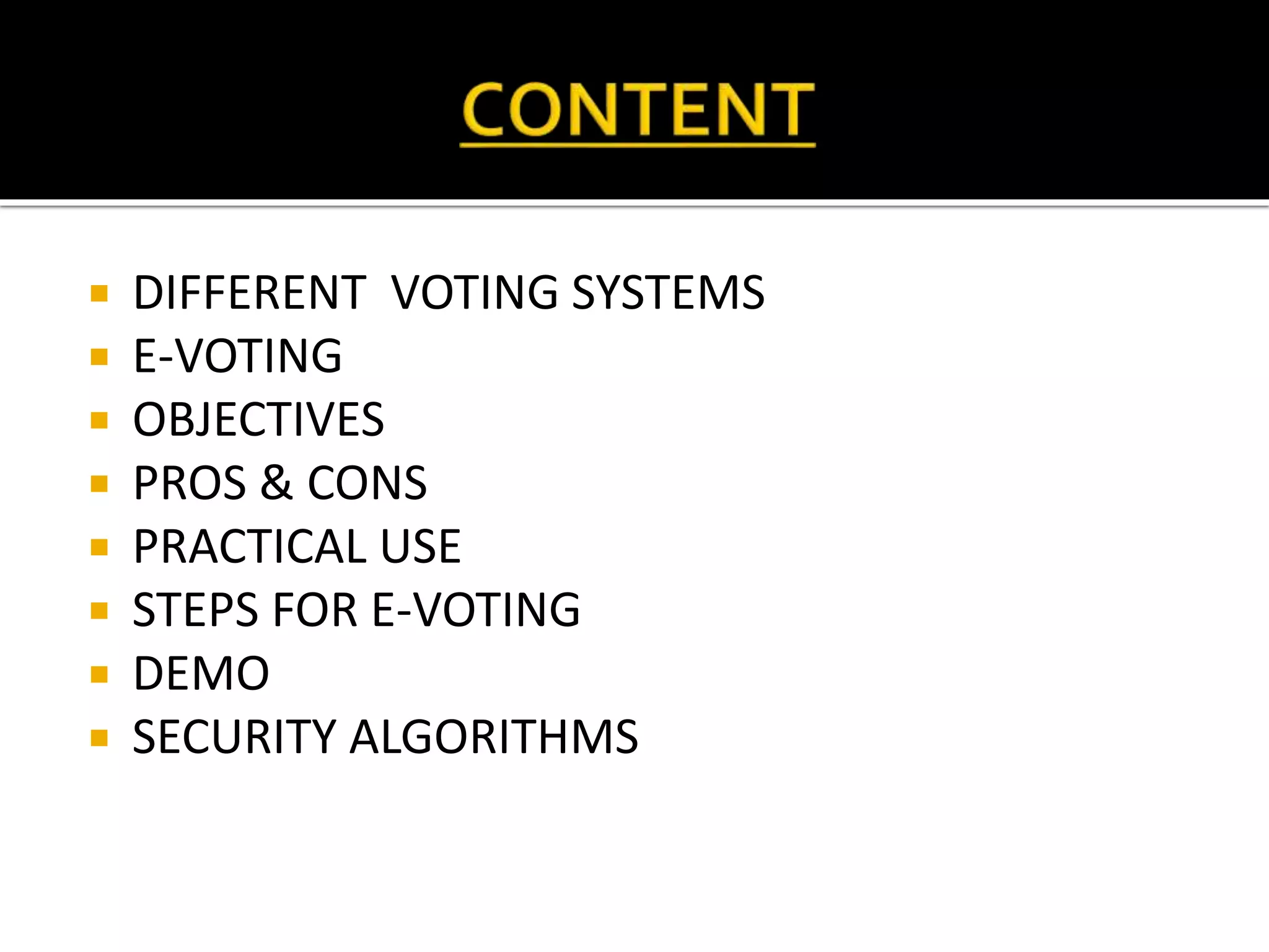 Online voting | PPTX