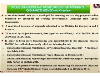 Online EC application submission process by Dr. RL Meena | PDF