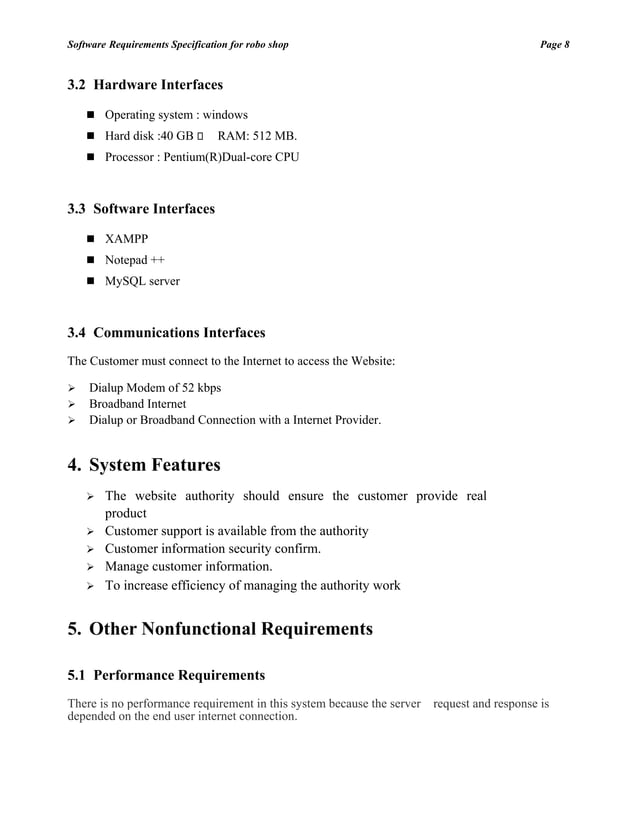 Online ecommerce website srs | PDF