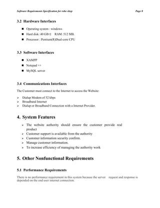 Online ecommerce website srs | PDF