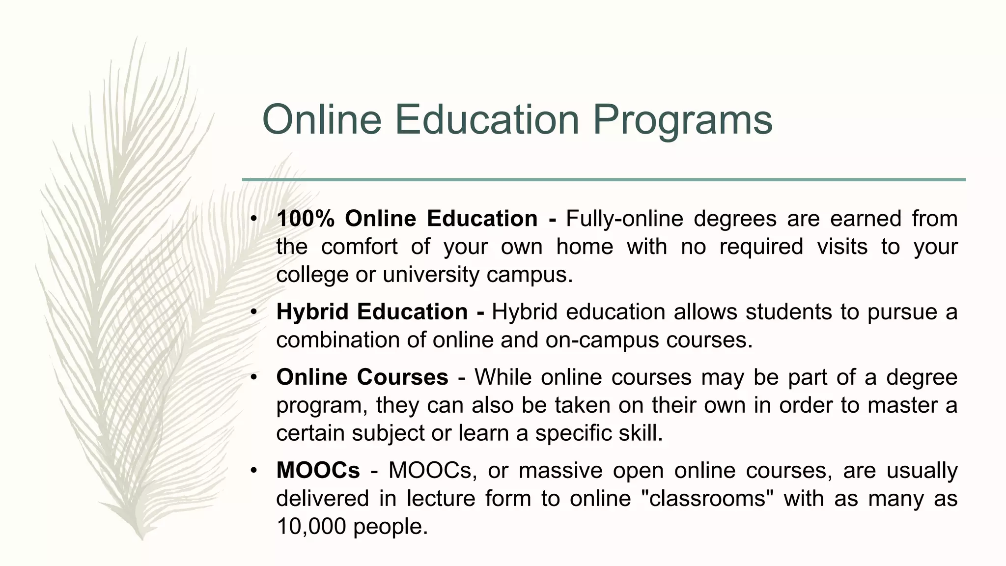 Online education | PPTX
