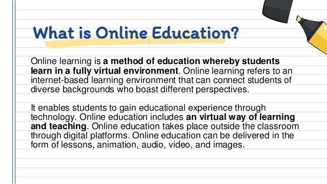 Online Education | PPTX